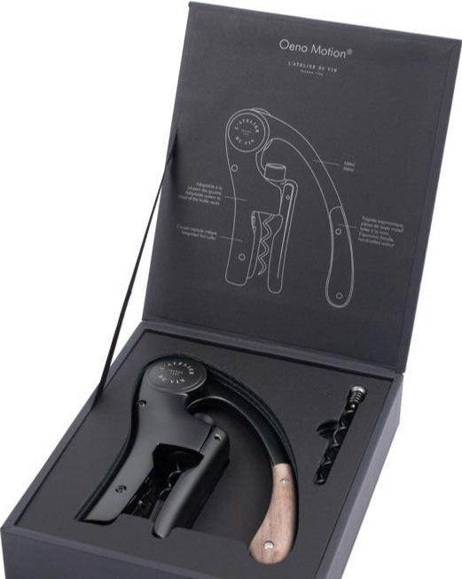 Oeno Motion Wood & Black Vertical Lever Corkscrew – The Bar Collective